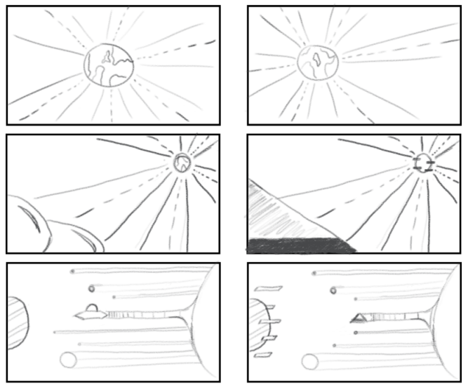 Craft Scene Sketches | Cartoon Superhero dot com